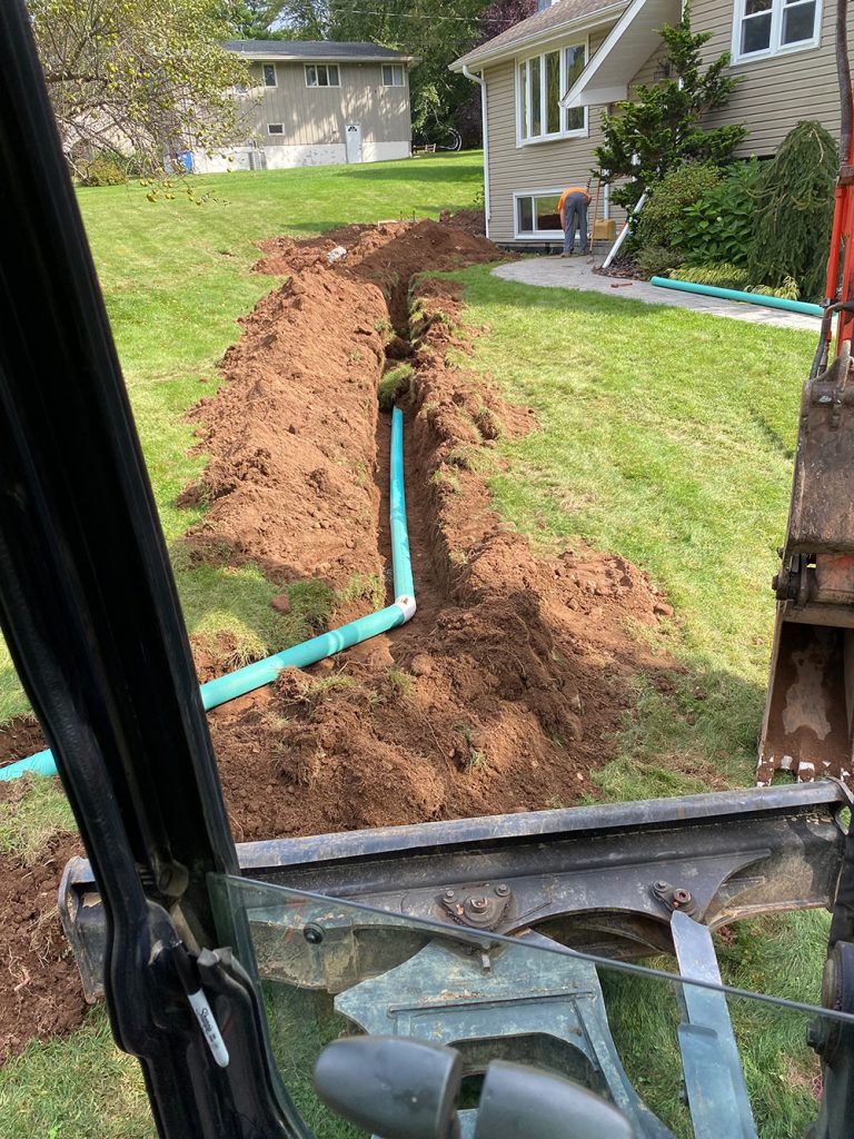Foundation Drain Contractor - Willington CT - Drainage Septic Pros